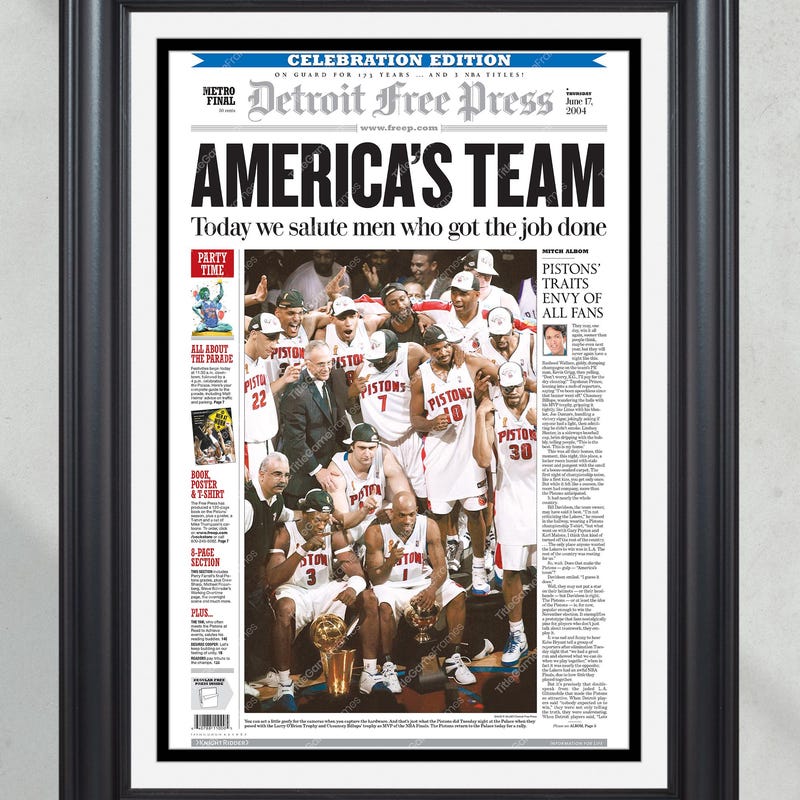 Pistons Basketball - Etsy