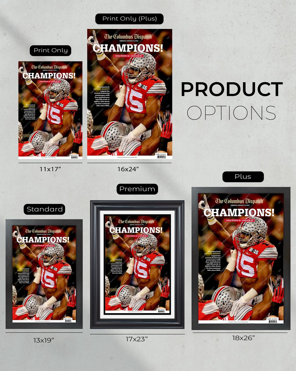 2014 Ohio State Buckeyes NCAA College Football National Champions ...