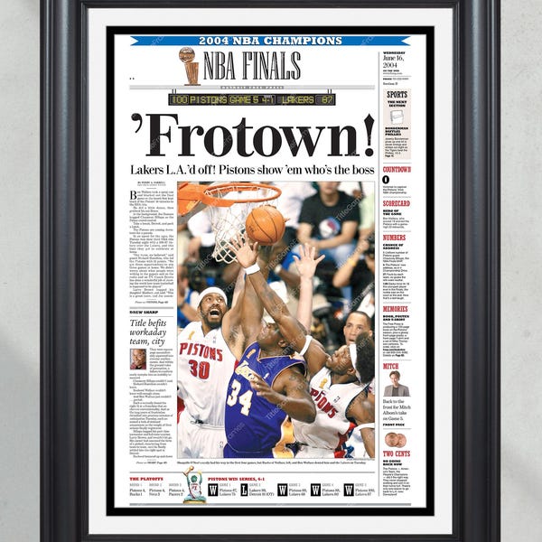 Pistons Basketball - Etsy