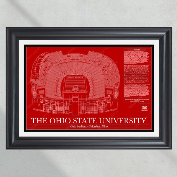 Ohio State Buckeyes Wall Art - Etsy