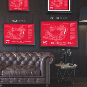 Cleveland Guardians Progressive Field Stadium Ballpark Blueprint ...