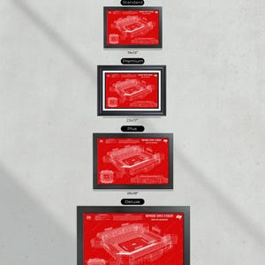 Tampa Bay Buccaneers Raymond James Field Stadium Blueprint Football ...