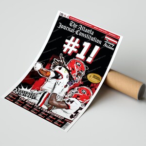 2022 Georgia Bulldogs #1 College Football National Champions Framed ...