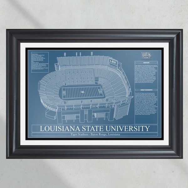 Lsu Tiger Stadium 3d - Etsy