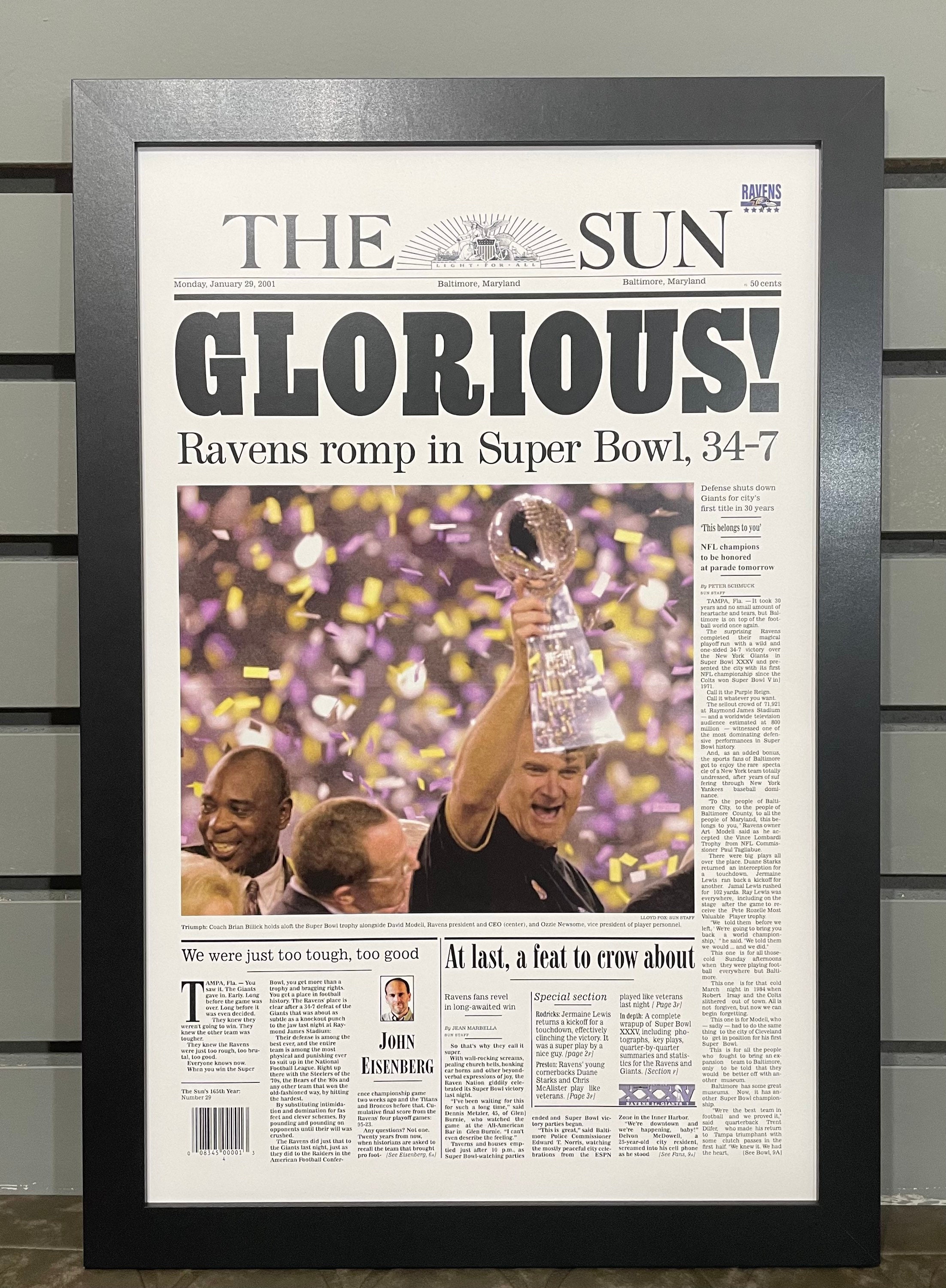 Baltimore Ravens Super Bowl 2001