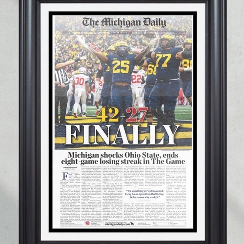 2022 Michigan Wolverines again Def. Ohio State Buckeyes - Etsy