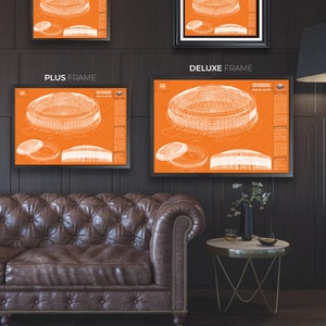 Houston Astros Astrodome Stadium Ballpark Blueprint: Vintage Wall Art ...