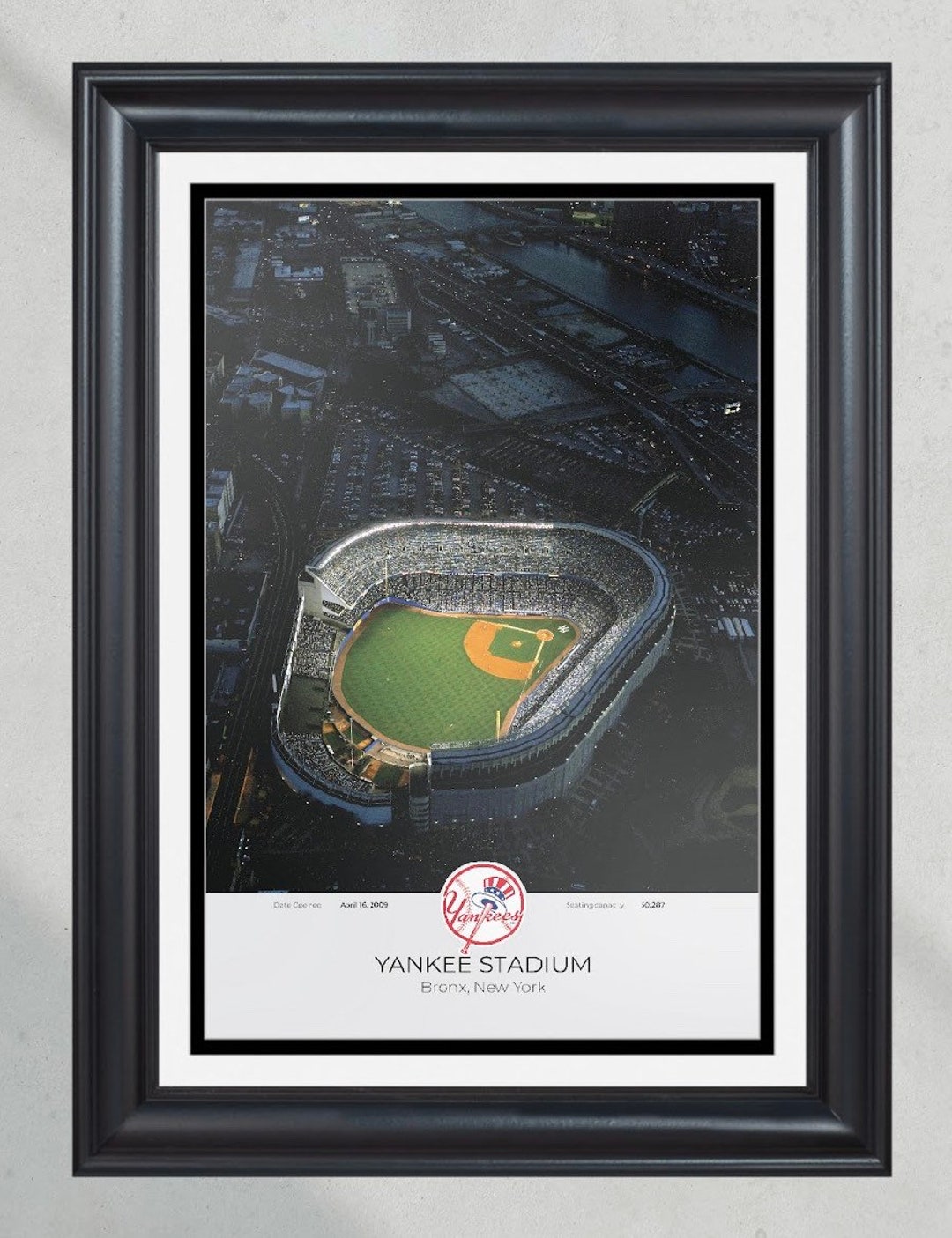 New York Yankees Yankee Stadium Framed Print - Etsy