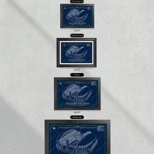 Seattle Seahawks Lumen Field Stadium Blueprint Football Print - Etsy