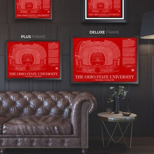 Ohio State University Buckeye Football Stadium Blueprint - Etsy
