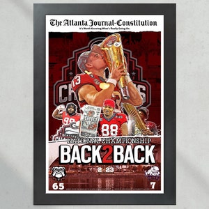 2023 Georgia Bulldogs 'BACK 2 BACK' College Football National Champions ...