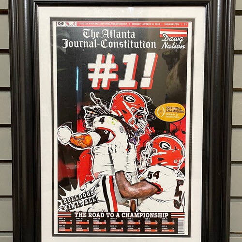 Georgia Bulldogs Football National Champions 2021-2022 AJC - Etsy