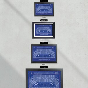 Buffalo Bills Highmark Stadium Blueprint Football Print - Etsy