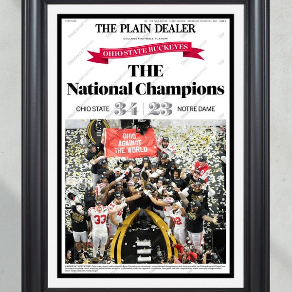 Ohio State Football Signs - Etsy