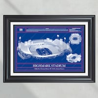 Highmark Stadium Art Print: Buffalo Bills Football Canvas Wall Art - Etsy