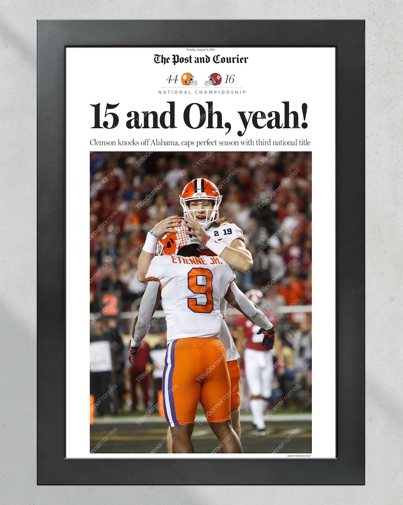 2018 Clemson Tigers NCAA College Football National Champions '15 and Oh ...