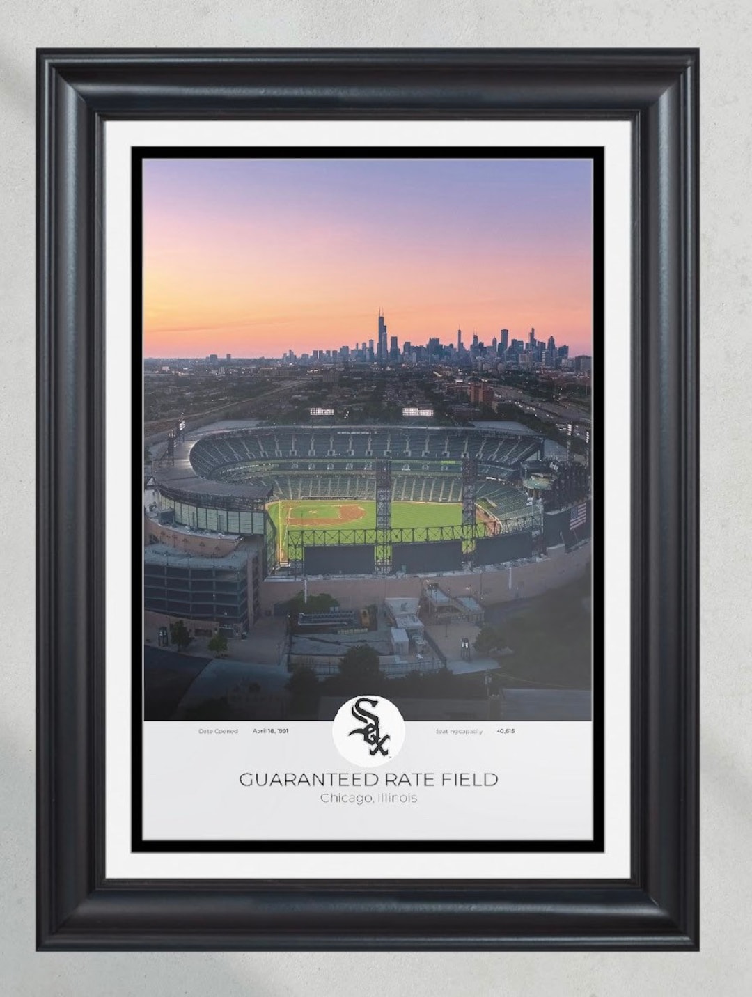 Chicago White Sox Guaranteed Rate Field Framed Print - Etsy