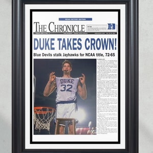 Duke Basketball - Etsy