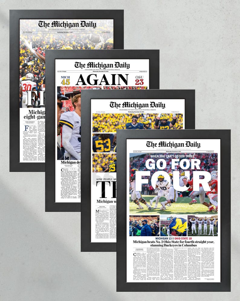 Michigan Wolverines OSU Rivalry Collector's Set (2021-2024) - Michigan ...