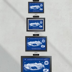 Buffalo Bills Highmark Stadium Blueprint Football Print - Etsy