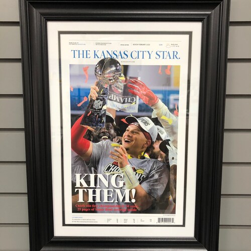 Kansas City Chiefs Newspaper Chiefs Super Bowl Patrick | Etsy