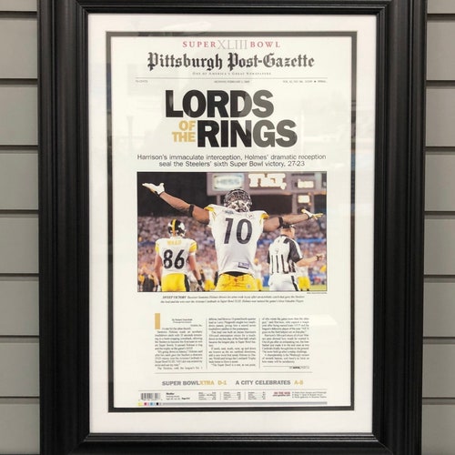 2006 Pittsburgh Steelers Superbowl XL Newspaper Cover Print - Etsy