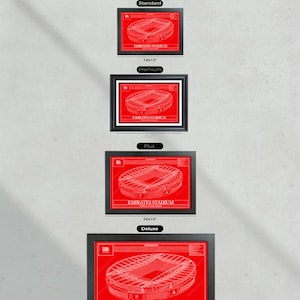 Arsenal FC Emirates Soccer Stadium Blueprint - Etsy