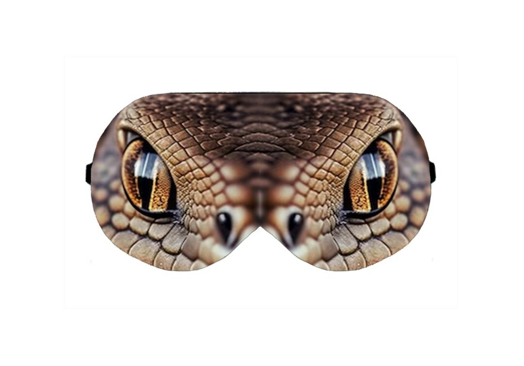 Snake Eyes Face Blindfold Eye Sleep Sleeping Mask Slumber Pillow Night ...