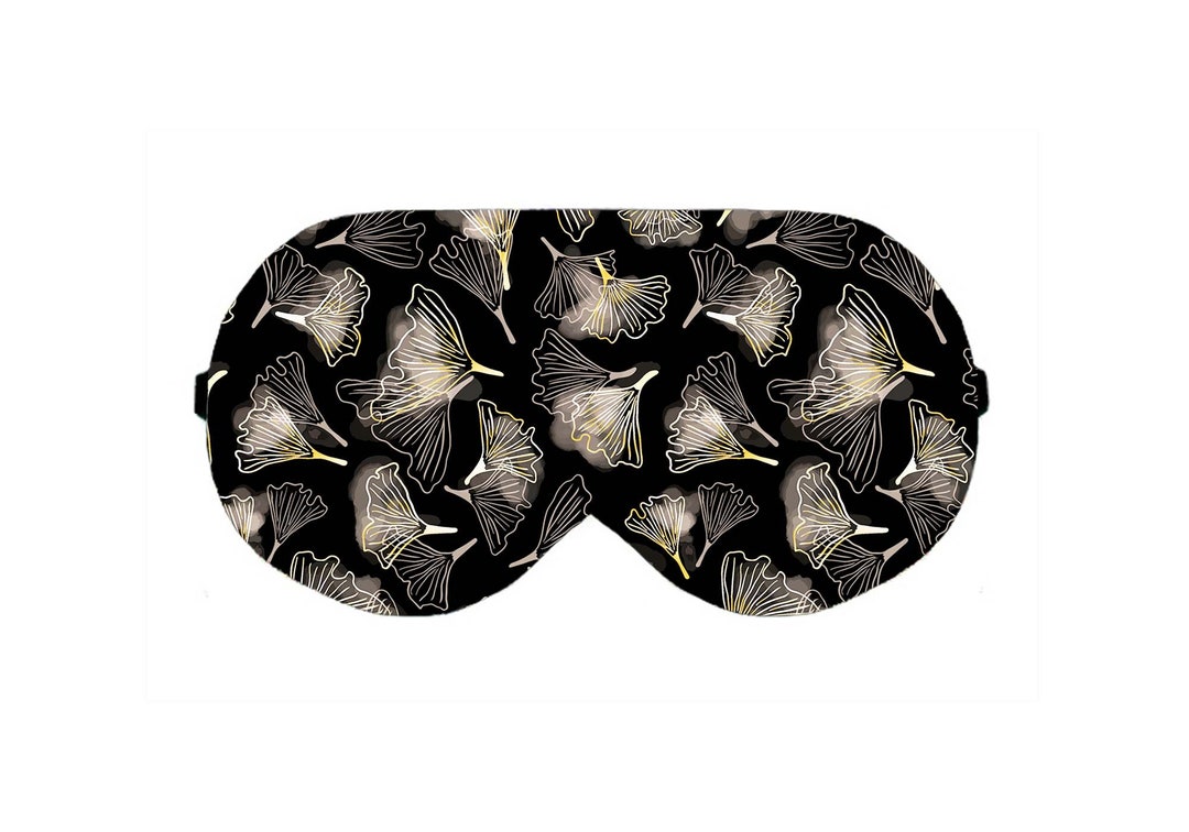 Ginkgo Leaves Floral Pattern Face Blindfold Blindfolds Eye Sleep ...
