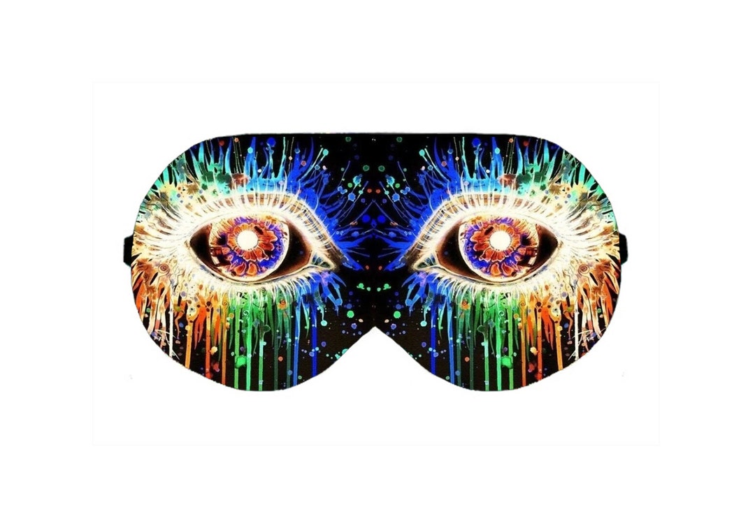 Night Eyes Graphic Artwork Eyes Face Blindfold Eye Sleep - Etsy