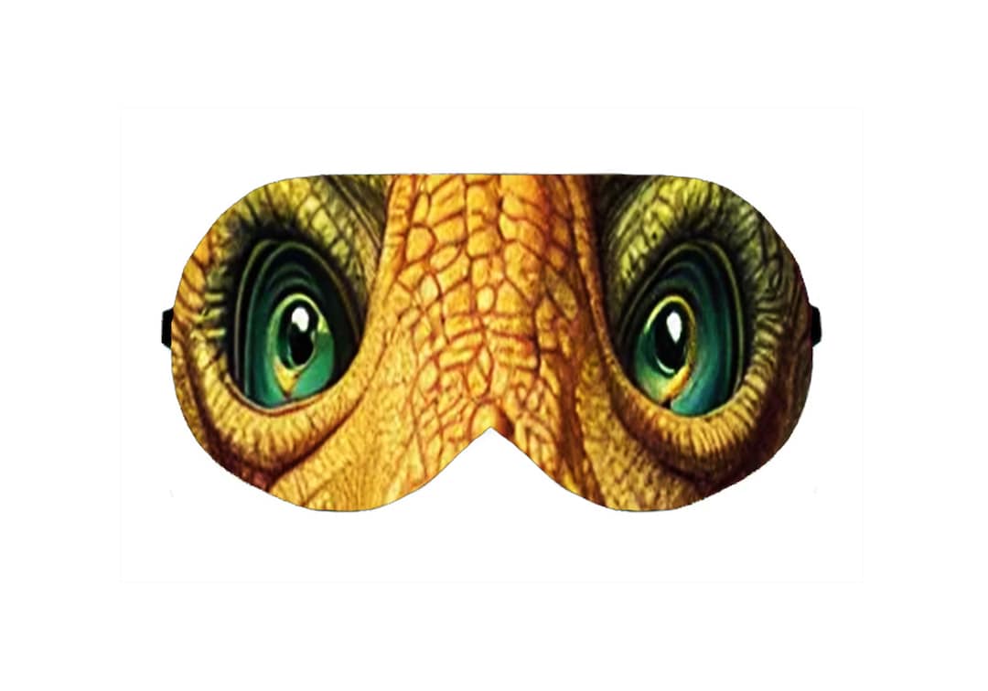 Dinosaur Dino Eyes Face Blindfold Eye Mask Slumber for Sleep Sleeping ...