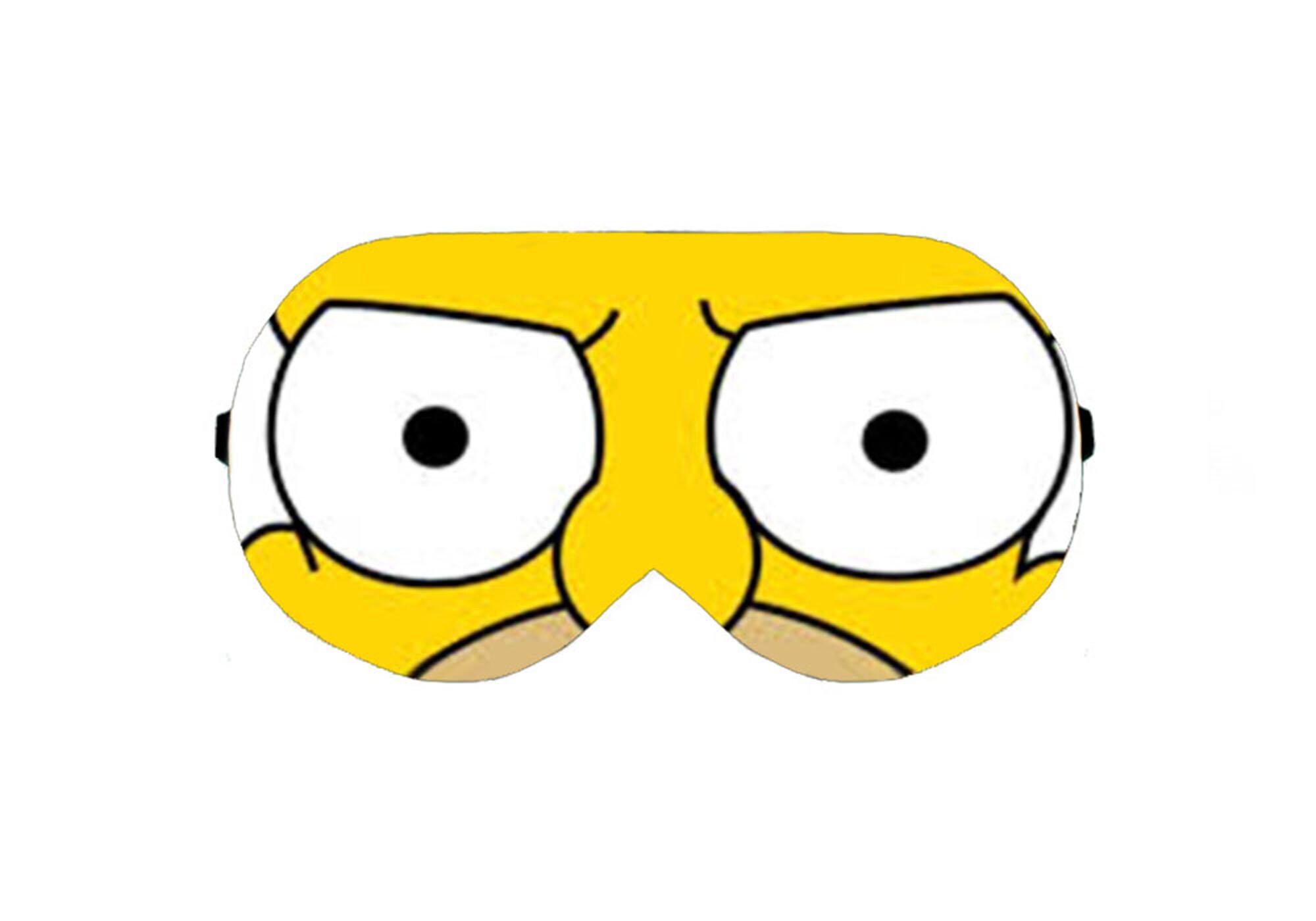 Homer Simpson the Simpsons Handmade Blindfold Blindfolds Eye Sleep ...