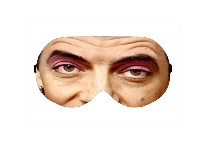 Mr Bean Female Funny Face Blindfold Blindfolds Eye Sleep Sleeping Nap