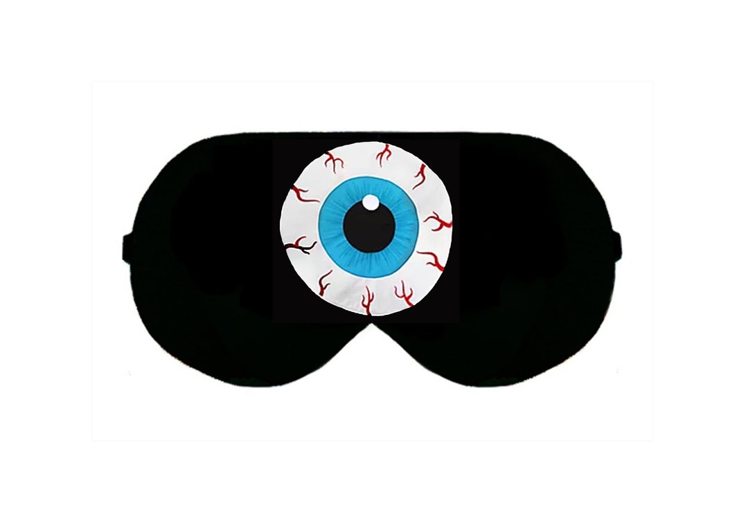 Eyeball Mask Halloween Costume Handmade Blindfold Blindfolds Eye Sleep ...