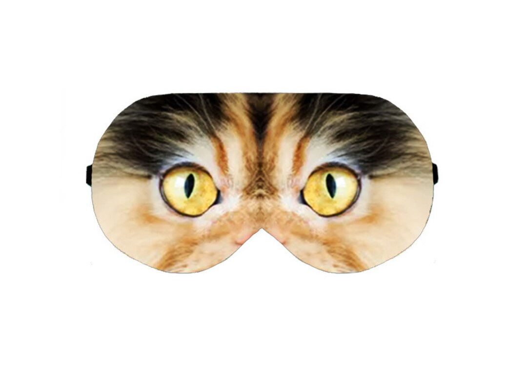 Persian Cat Eyes Face Blindfold Eye Mask Slumber for Sleep Sleeping ...