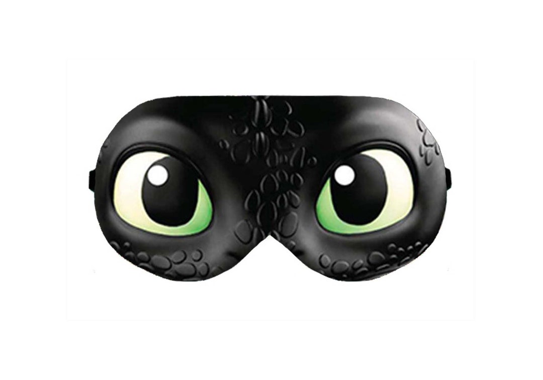 Toothless Night Fury How to Train Your Dragon Sleep Eye Mask Sleeping ...