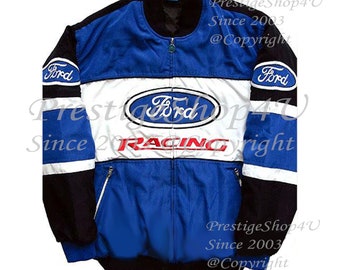 Ford Motorsports Nascar Race Jacket - Etsy