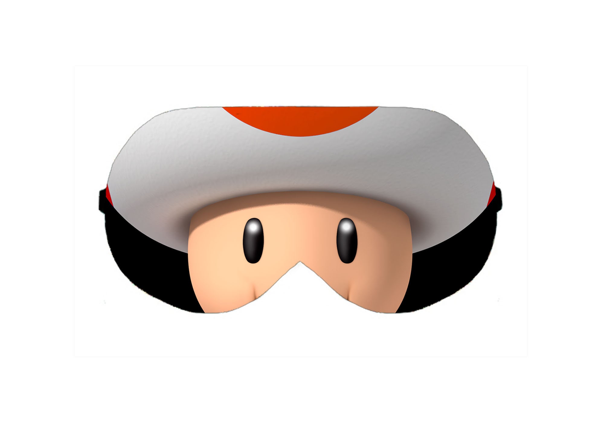 Toad Super Mario Face Eye Sleep Sleeping Blindfold Blindfolds Eyes Mask ...