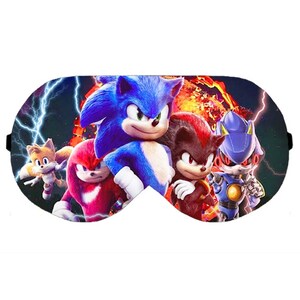 Super Sonic the Hedgehog Blindfold Blindfolds Sleep Eye Sleeping Mask ...