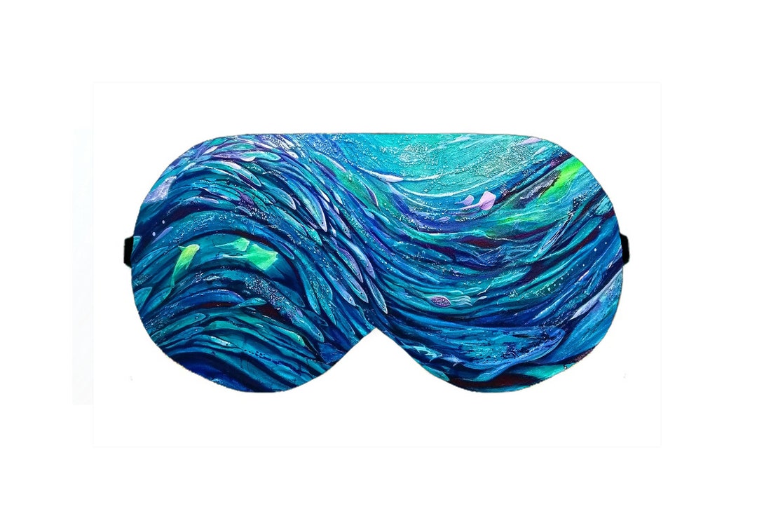Sea Life Wave Handmade Sleep Eye Sleeping Mask Blindfold Blindfolds ...