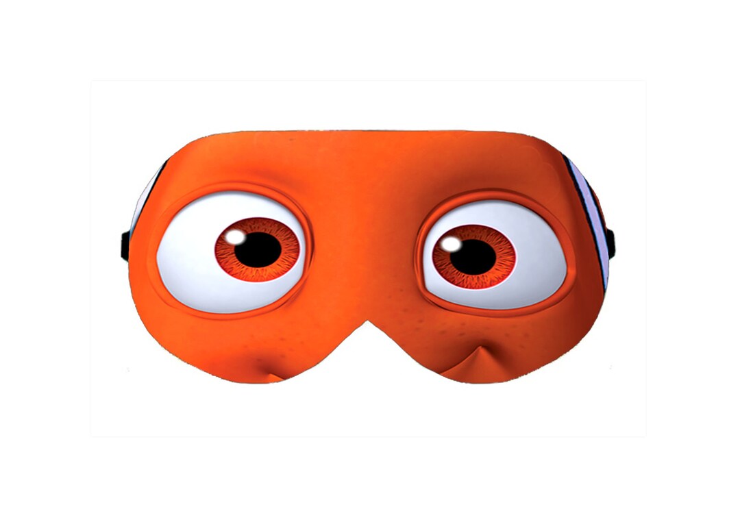 Nemo Fish Face Blindfold Blindfolds Eye Eyes Sleep Sleeping Mask Masks ...
