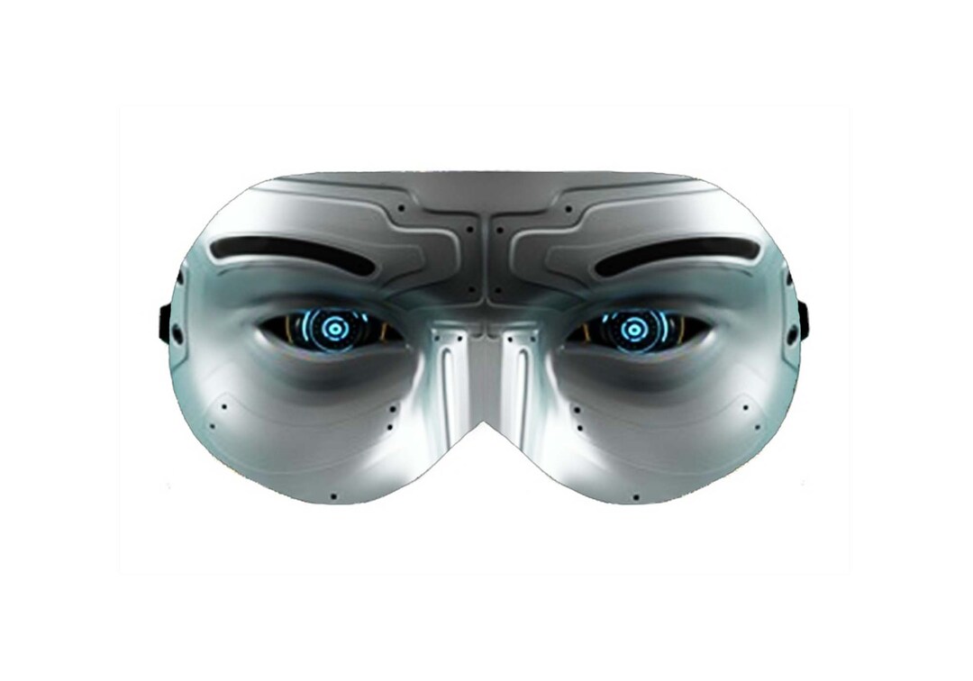 AI Male Robot Humanoid Cyborg Face Blindfold Blindfolds Eye Eyes Sleep ...