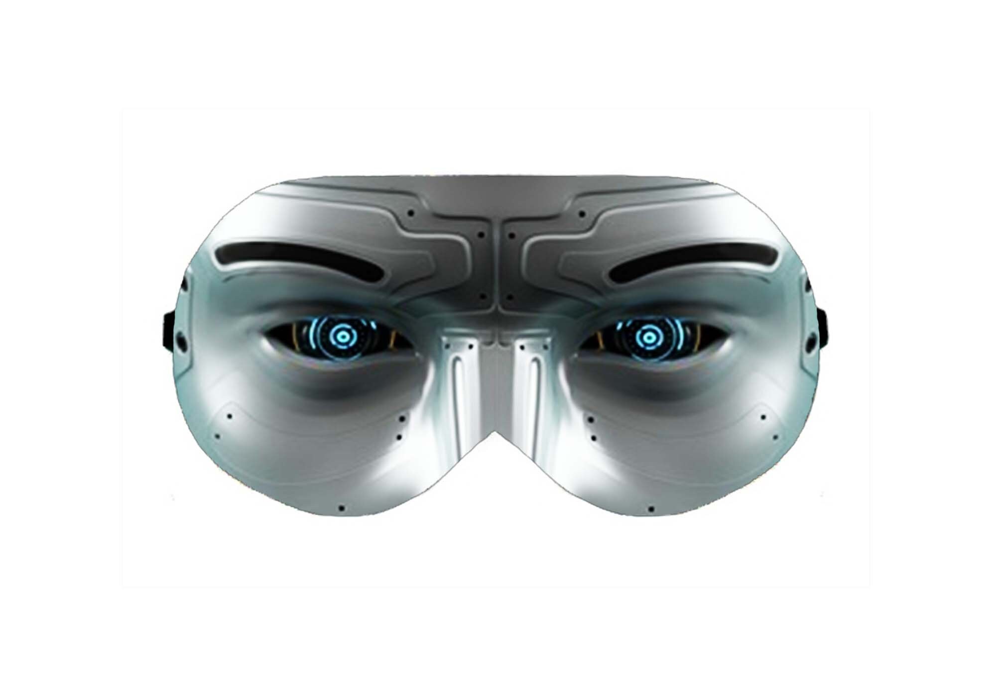 AI Male Robot Humanoid Cyborg Face Blindfold Blindfolds Eye Eyes Sleep ...
