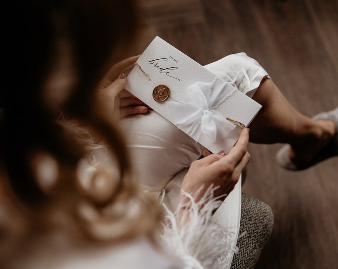 Personalised, Luxury Wedding Letter to My... Bride/groom/wedding Party ...