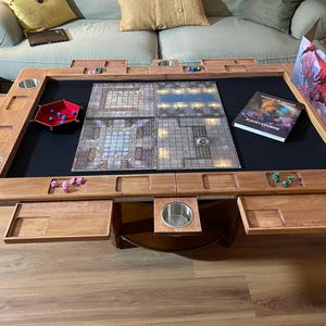 Board Game Table Topper With Added Shelves - Etsy