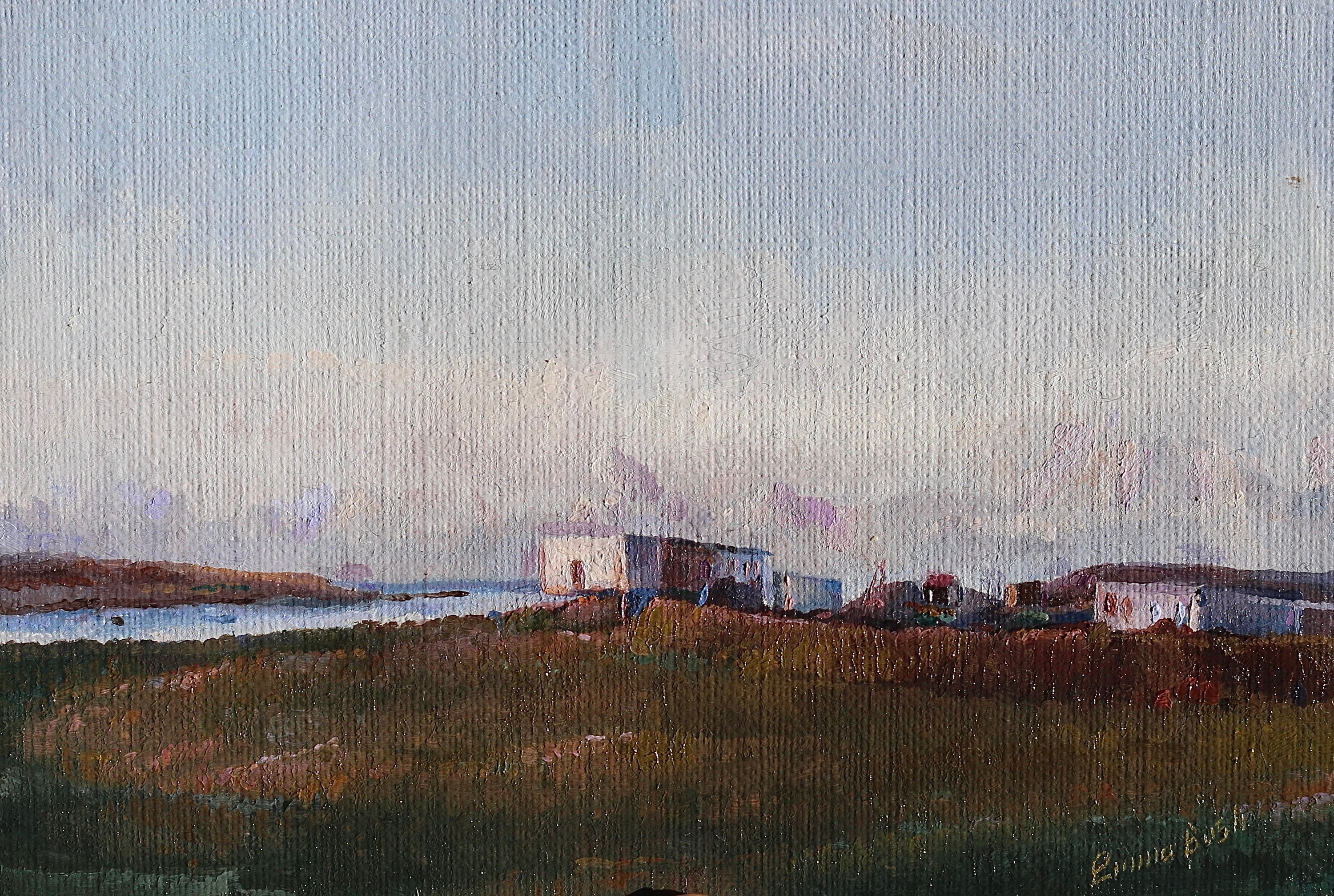 Dawn Salt Marshes Original Oil Painting Small Framed - Etsy