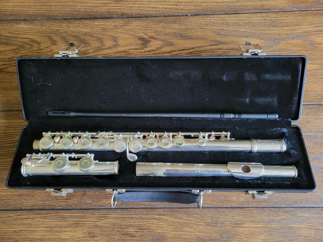 Gemeinhardt Flute With Cleaning Wand and Case - Etsy