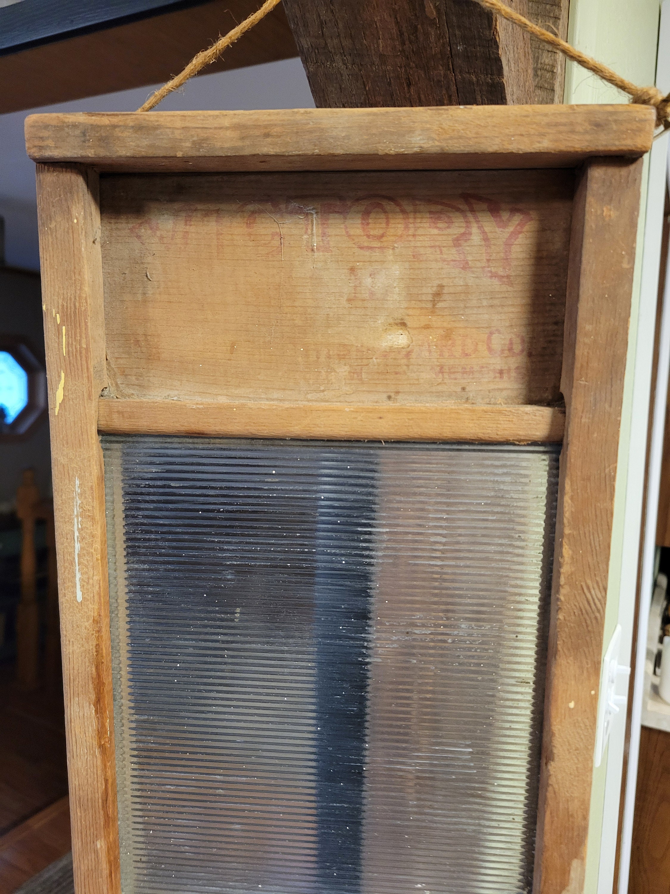 Vintage Glass Washboard - Etsy