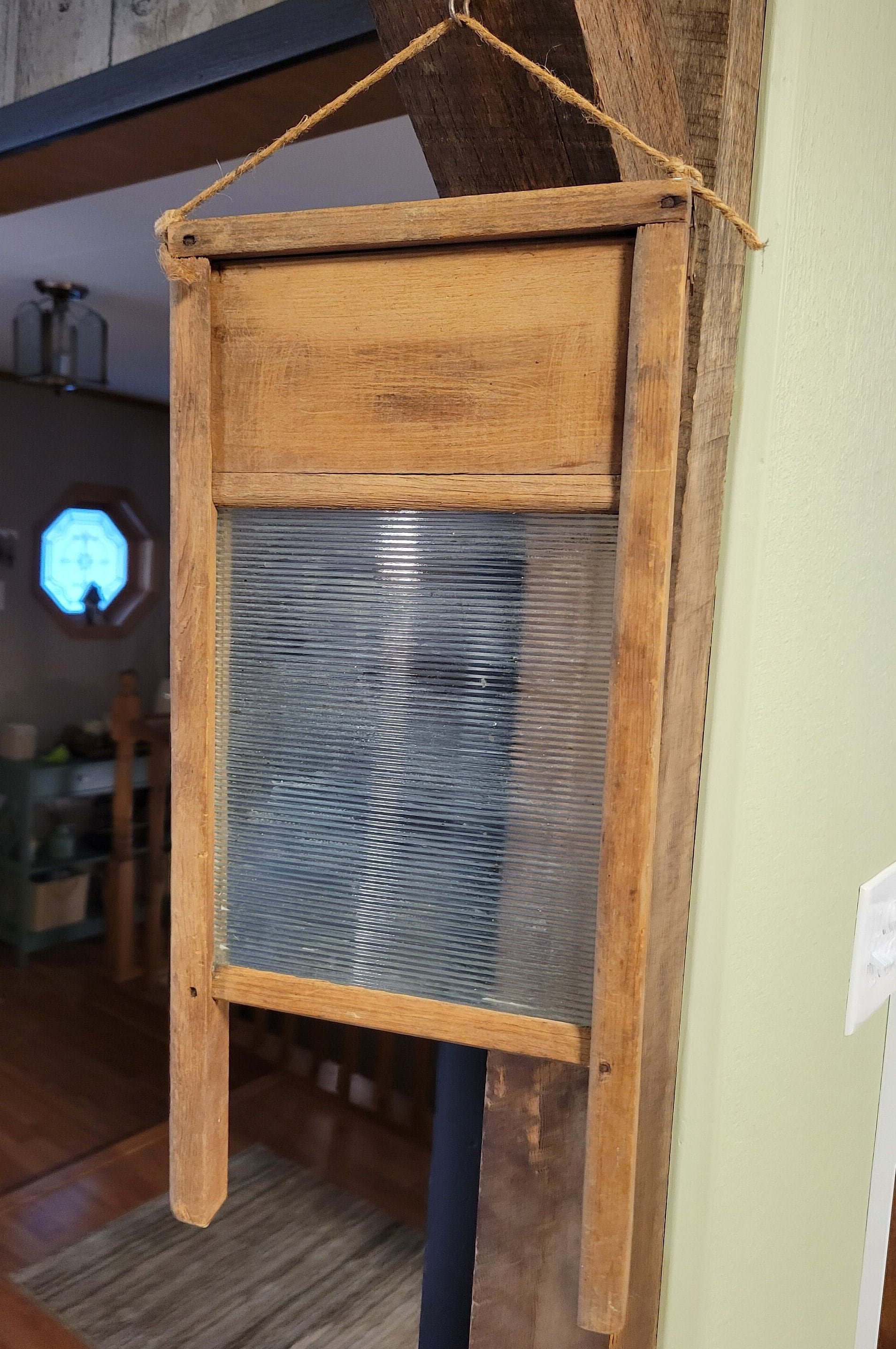 Vintage Glass Washboard - Etsy