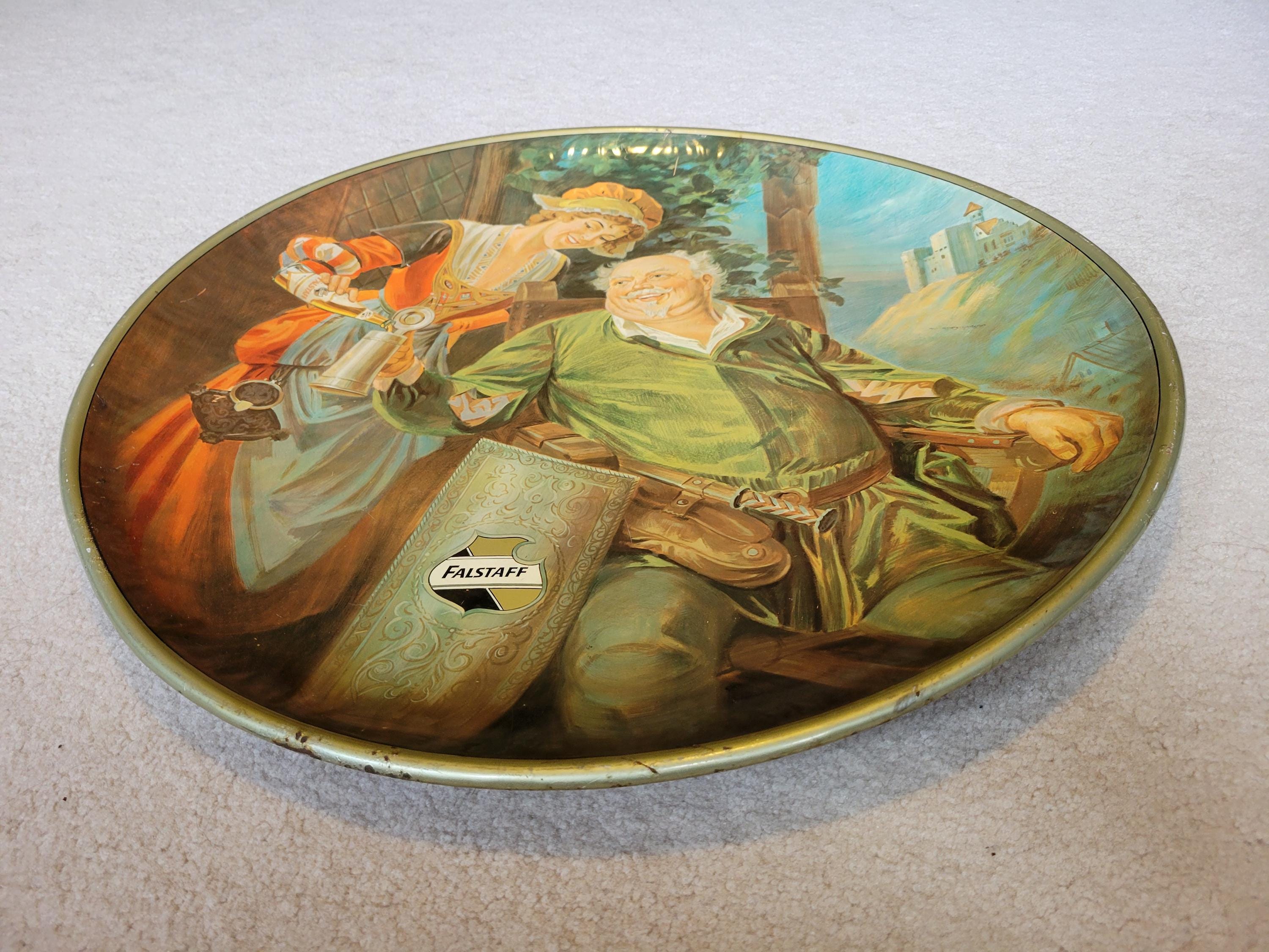 Large 24" Vintage Falstaff Beer Tray - Etsy
